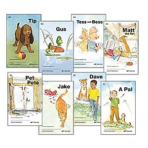 Animal Friends Books 1-8 - Abeka K4 4 Year Old Kindergarten Phonics Reading Program Student Reader