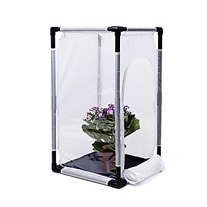 RESTCLOUD 30" Large Monarch Butterfly Habitat Cage, Outdoor Insect Mesh Cage Terrarium 16.5" x 16.5" x 30"