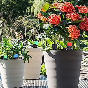 COZYMATE 50pcs 5.5 Inches Drip Irrigation Emitters Spray Heads Micro Spray Adjustable 360 Degree Water Flow Drippers Watering System for Vegetable Garden Patio Lawn