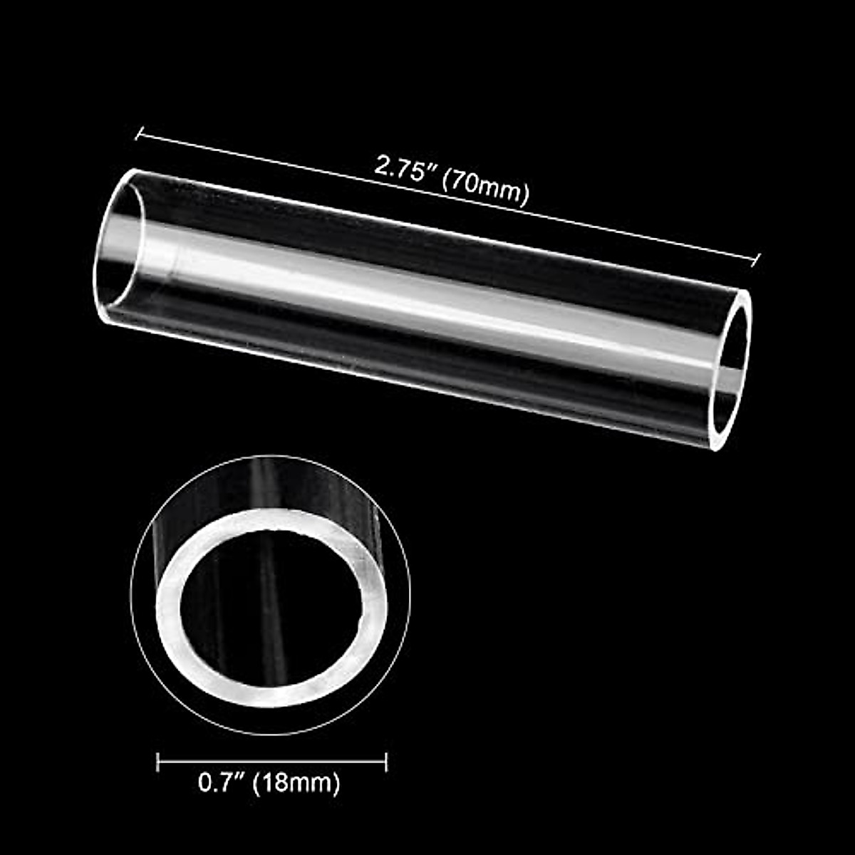 WEAVERBIRD 3-Tube Fish Shrimp Feeder Breeding Tube, Aquarium Fish Tank Pipe Shelter Acrylic Transparent Tube Fish Tank Shelter Decorations