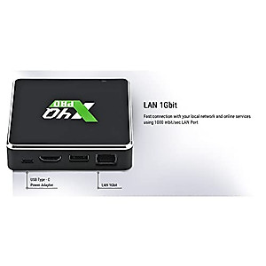 Ugoos X4Q Pro Android 11 Amlogic S905X4 TV Box 4GB RAM 32GB ROM 2.4G/ 5G Dual WiFi BT5.1 USB 3.0 Ethernet 1000M Supports AV1 4K HDR Set Top tv Box