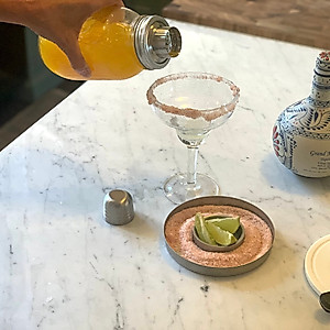 Jarware Mason Jar Cocktail Shaker Lid For Regular Mouth Mason Jar, Stainless Steel