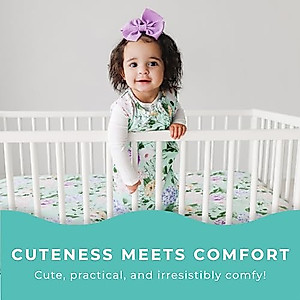 Posh Peanut Baby Wearable Blanket - Newborn Sleeveless Ruffled Sleep Bag - Viscose from Bamboo Infant Wear - 1 TOG