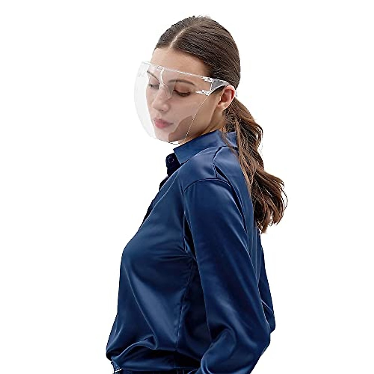 Kenneth Cole Goggle-Style Face Shield with 180° Safety Coverage - Anti-Fog Visor Design to Look Futuristic