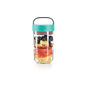 Lekue Food Storage Container, One Size, Turquoise