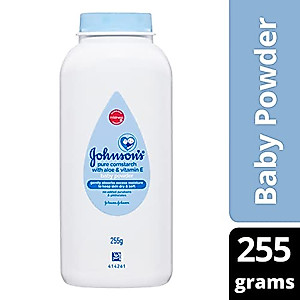 Johnson's Baby Powder for Delicate Skin, Hypoallergenic and Free of Parabens, Phthalates, and Dyes for Baby Skin Care, 1.5 oz