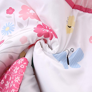 Baby Spark Belle The Elephant 3pc Soft Cotton Crib Bedding Set