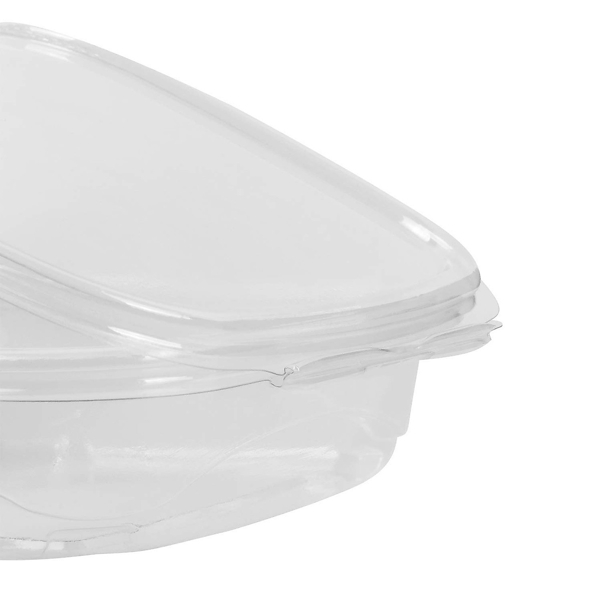 Karat [8oz -200 ct PET Hinged Deli Containers with Lids, For Pasta Salads, Fruit, Deli Sides, and Home Meal Prep - Clear Plastic Food Containers, Take Out Containers