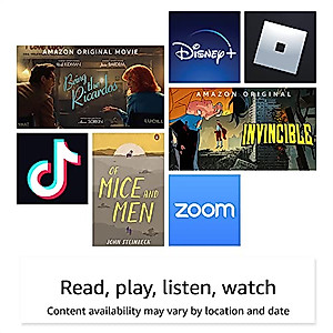 Amazon Fire 7 tablet (newest model) 7” display, read and watch, under $60 with 10-hour battery life, 16 GB, Rose