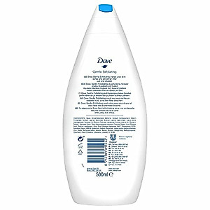 Dove Gentle Exfoliating Body Wash with Nutrium Moisture, 16.9 Fl Oz (Pack of 1)