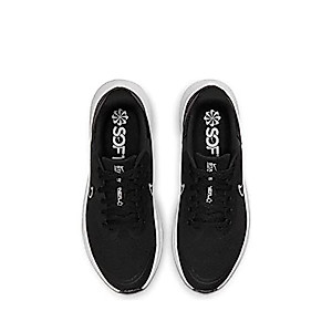 NIKE girl's Running Shoes, Black Grey Dark Smoke Grey Dark Smoke, 38.5 EU