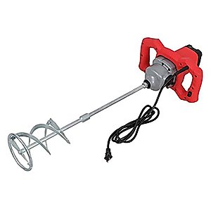 2100W Electric Handheld Concrete Cement Mixer,Portable Adjustable 6 Speed 110V Plaster Paint Mixer Drill with Rod Machine Suitable For Mixing Cement, Mortar, Paint