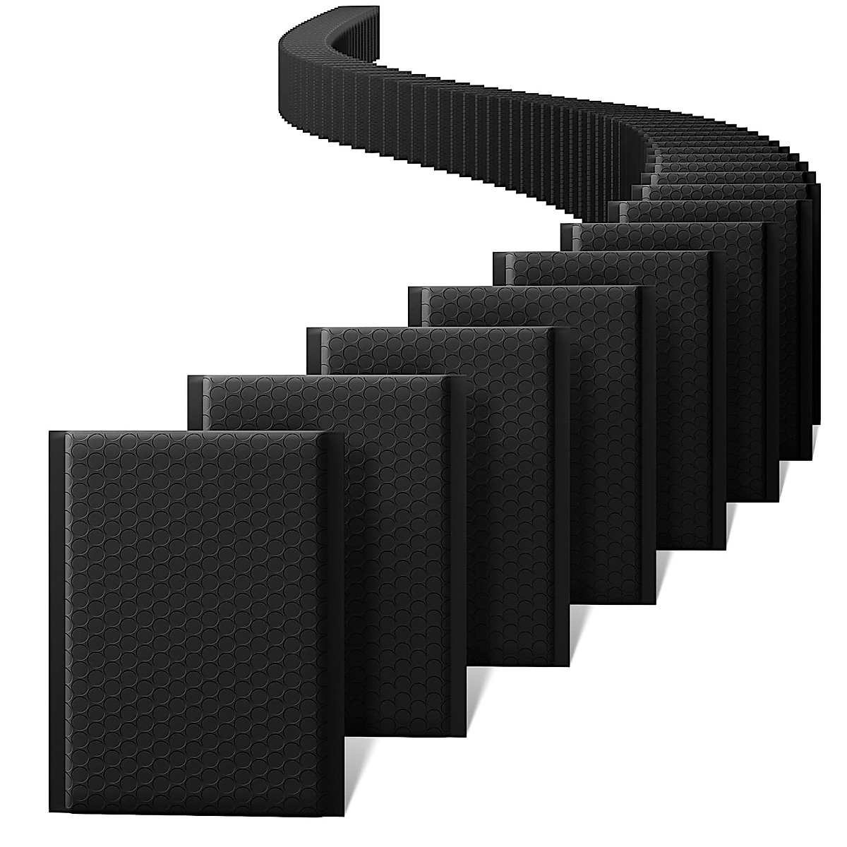 Metronic 100 Pack Bubble Mailer 6x10 Inch, Self-Seal Padded Envelopes, Waterproof Bubble Envelopes Cushioning Poly Bubble Mailer for Mailing, Shipping Small Business Supplies Valentine's Day Packaging