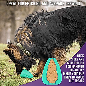 Chew King Premium Treat Dog Toy, XL, Extremely Durable Natural Rubber Toy, Pack of 2, All Breed Sizes