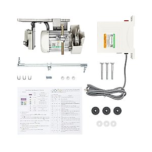 110V 600W Industrial Sewing Machine Servo Motor,Sewing Machine Motor Brushless Servo Motor Energy Saving Mute,For Industrial Sewing Light to Heavy-Duty Work(100 Stitches/min)