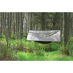 DD Hammocks - DD Tarp 3x3 - MC (10ft x 10ft) - 100% Waterproof - Lightweight & Multifunctional Camo Rainfly Tarp Tent Shelter for Camping Backpacking & Hiking Adventure