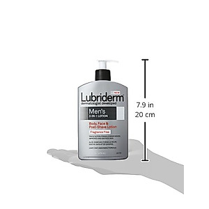 Lubriderm Men's 3-In-1 Moisturizing Body Lotion with Aloe, 16 fl. oz