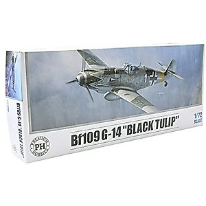 Premium Hobbies Bf 109 G-14 Black Tulip 1:72 Plastic Model Airplane Kit 127V