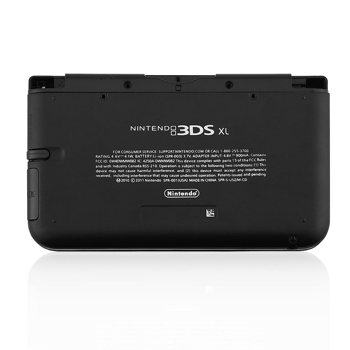 Full Housing Case Cover Shell with Buttons Replacement Parts for 3DS XL / 3DS LL Game Console-Black.
