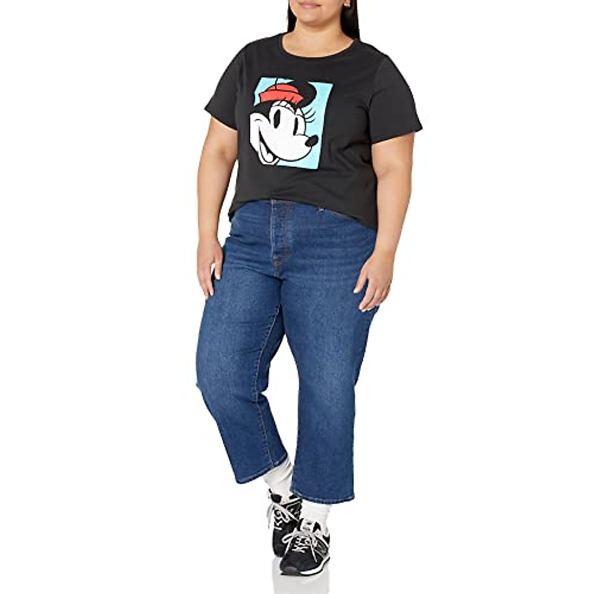 Amazon Essentials Disney | Marvel | Star Wars | Princess Women's Short-Sleeve Crew-Neck T-Shirts (Available in Plus Size), Pack of 2, Minnie and Friends, XX-Large