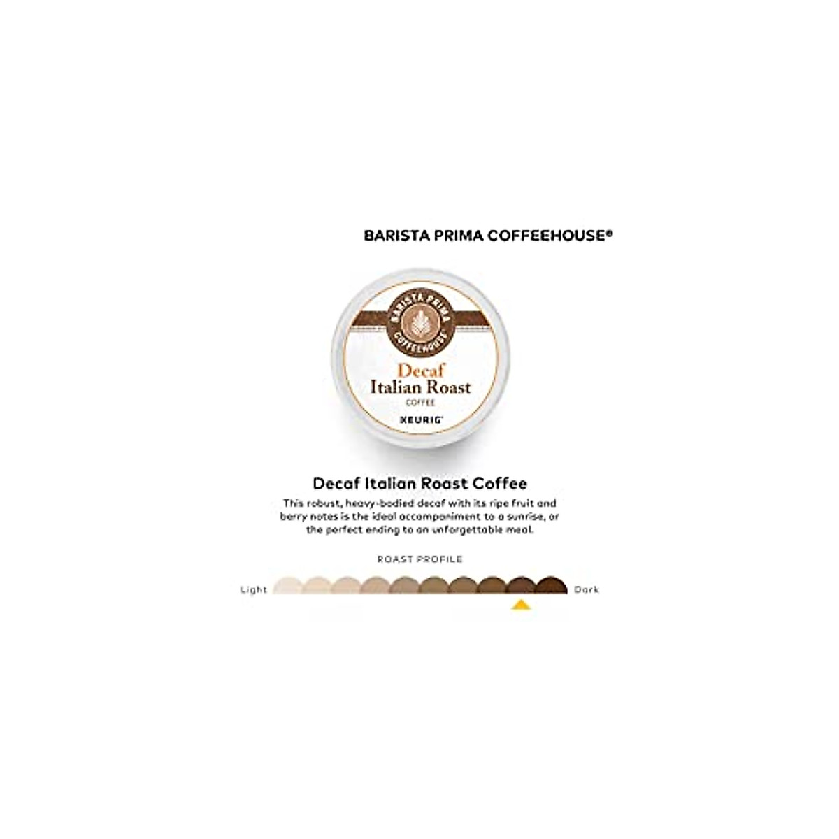 Keurig Barista Prima Coffeehouse Decaf Italian Roast Coffee K-Cups (48-Count)