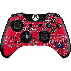 Skinit Decal Gaming Skin Compatible with Xbox One Controller - Officially Licensed NHL Washington Capitals Blast Design