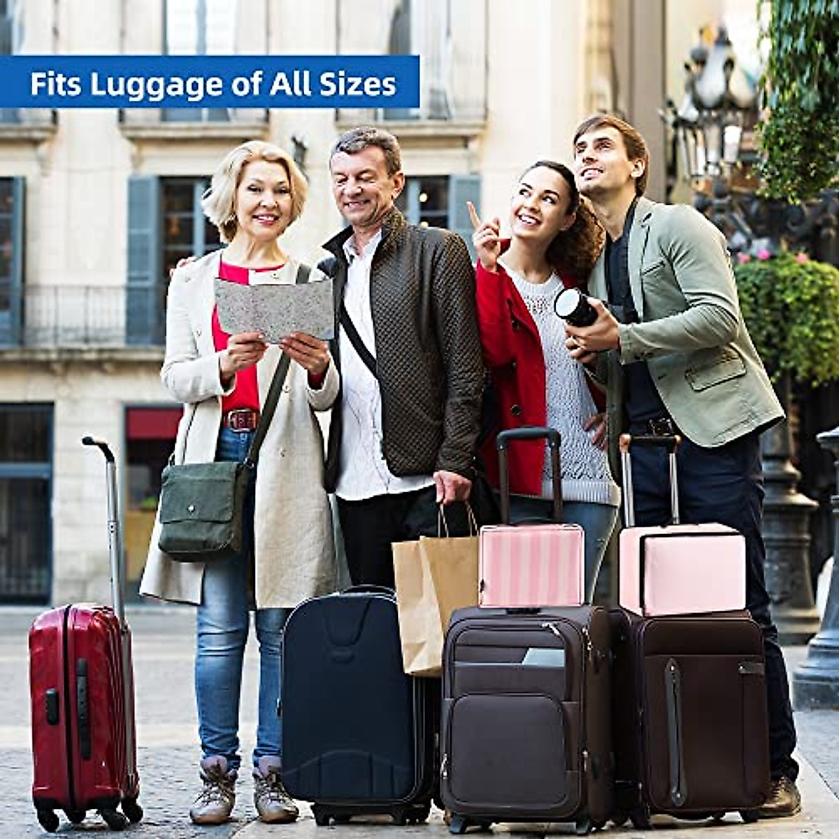 Ougrand 9 Set Packing Cubes Luggage Packing Organizers for Travel Accessories Space Saving Travel Bags for Carry On, Lightweight Mesh Zipper, Clothes, Shoes, Laundry and Shoe Bag, Suitcases (Pink)