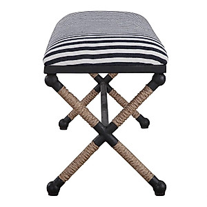 Uttermost Braddock - 47.5 inch Striped Bench