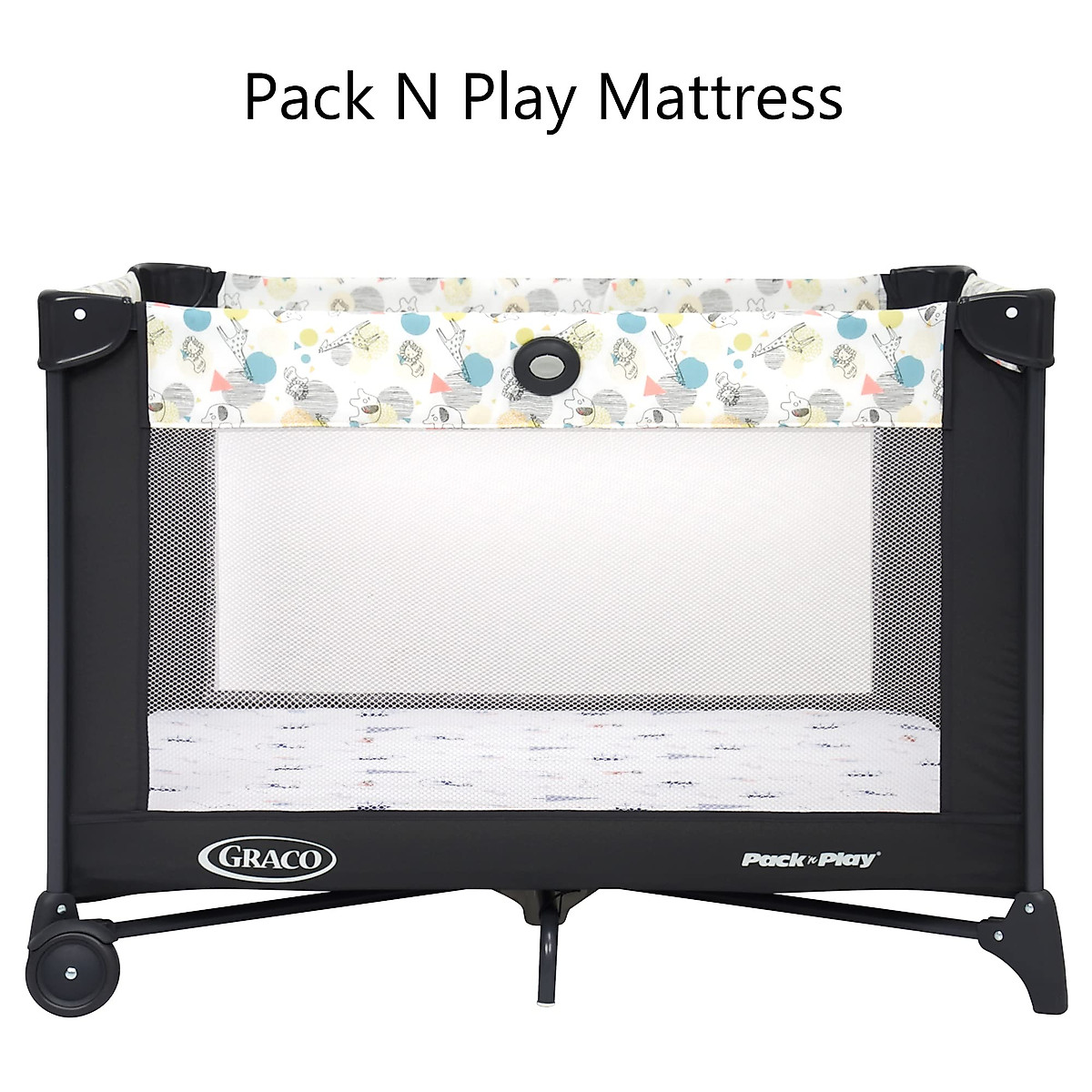 TILLYOU Microfiber Mini Crib Sheets for Baby Boy Girl, Fitted Pack N Play Playard Sheet Set, Super Soft and Breathable Mattress Cover Over Playpen, 38”x24”x5”, 2-Pack,Woodland Animals