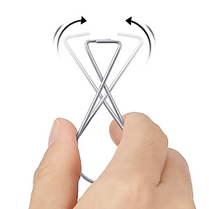 500 Packs Ceiling Hook Clips Ceiling Tile Hooks T-bar Clips Drop Ceiling Clips for Office, Classroom, Home and Wedding Decoration, Hanging Sign from Suspended Tile/Grid/Drop Ceilings