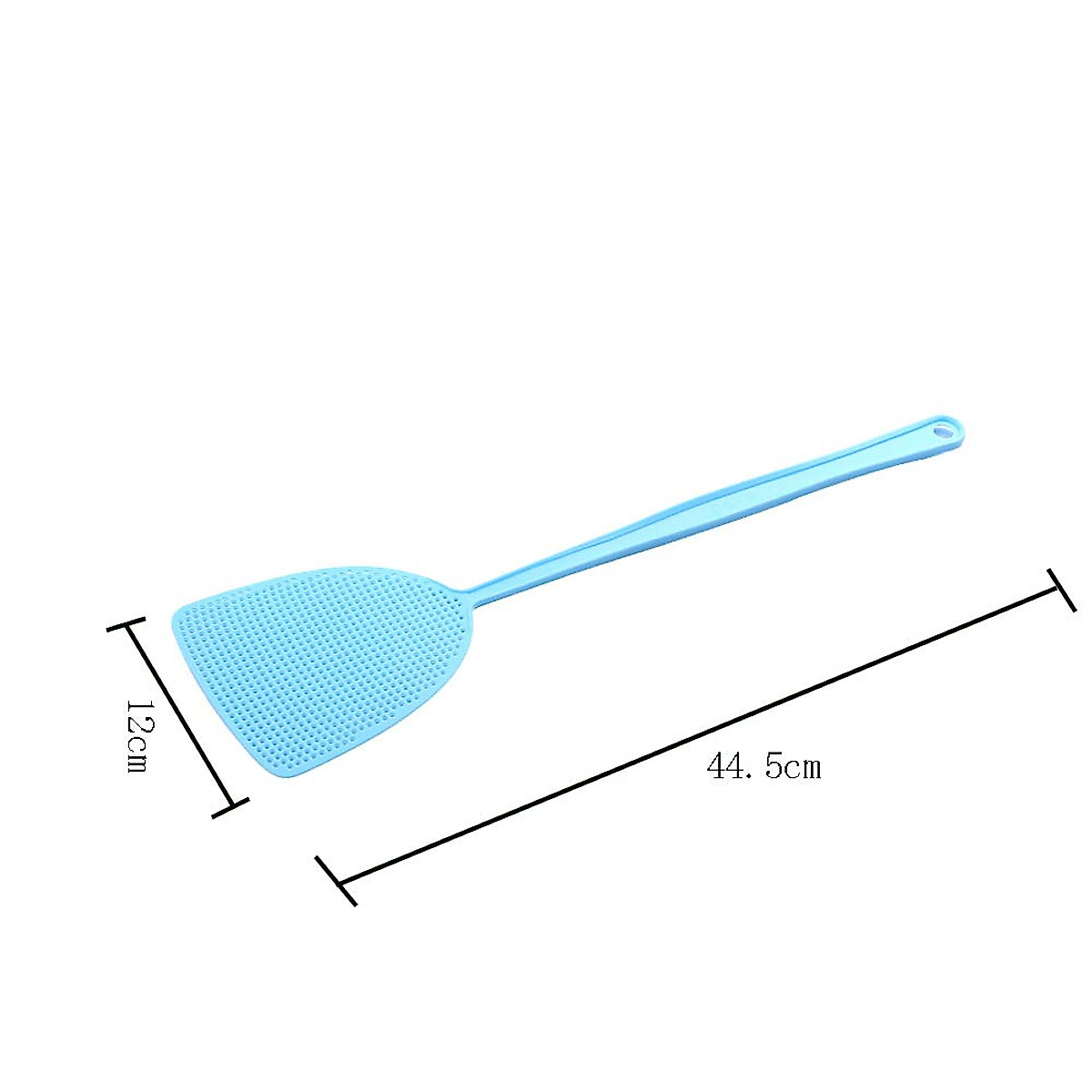 3 Pieces Fly Swatters Plastic Fly Swatters Long Handle Fly Swatters Manual Heavy Duty Plastic Flyswatter Fly Swatter Heavy Duty for Home Kitchen(Pink, Green, Blue)