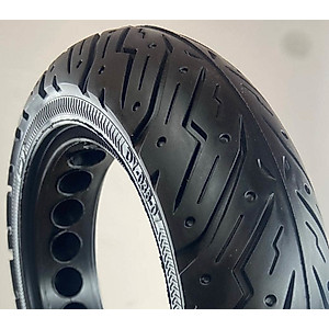 Solid tire Pro Electric Scooter - 10" Solid Tires - 25 Miles Long-Range & 19 Mph Folding Commuter Electric Scooter for Adults