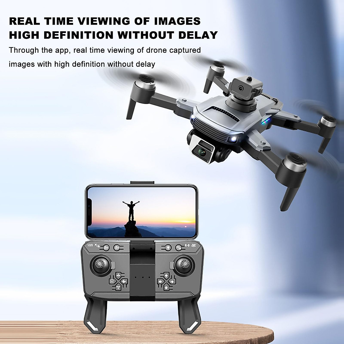 S99 Best Drone with Camera 4K, Professional FPV Quadcopter with Optical Flow Hovering, Remote by Controllers, Toys Kids