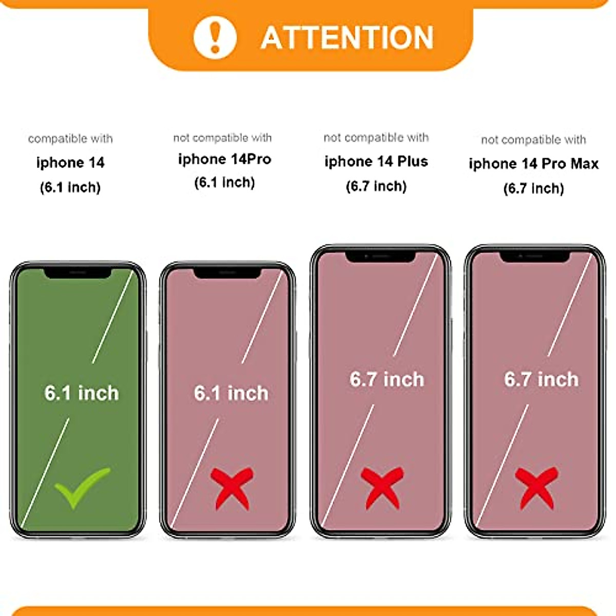 Bocasal Crossbody Wallet Case for iPhone 14 with RFID Blocking Card Slot Holder, Magnetic Flip Folio Purse Case, PU Leather Zipper Handbag with Detachable Lanyard Strap 6.1 Inch 5G (Black)