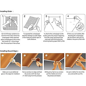SimpleLife4U Removable Shelf Drawer Liner Personalize Home School Cabinets 17.7 Inch by 9.8 Feet,Beige Clover