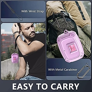 [Upgrade Secure Lock] Beats Studio Buds Case(2021)/Beats Studio Buds+Case(2023), TPU Anti-Lost Protective Case Cover for Beats Studio Buds Plus with Accessories Keychain/Cleaning Pen/Lanyard