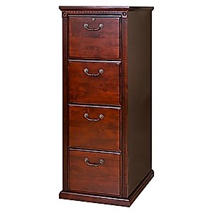 Martin Furniture 4 Drawer File Cabinet, Vertical