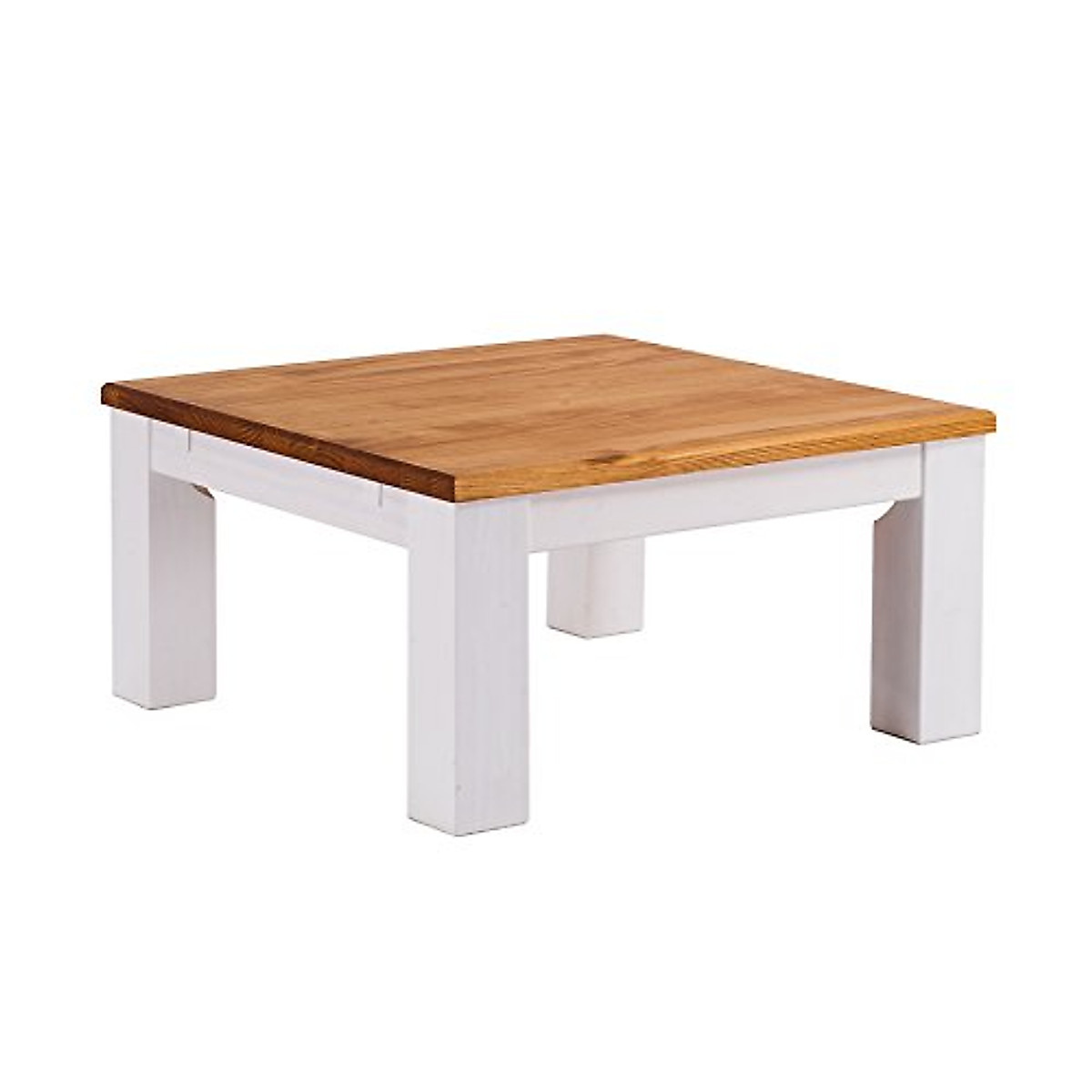 B.R.A.S.I.L.-Möbel TableChamp Dining Table Rio 70.9 x 35.4 Honey White Solid Wood Pine Oiled Farmhouse Extension Extendable Optional