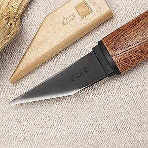 TEEMAD Bonsai scissors 1PC Carbon Steel Professional Pruning Grafting Knife Crude Wood Handle Garden Cutter Scissor Seedling Tools