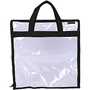 Yazzii Quilt Block Carry Case - Portable Storage Bag Organizer - Multipurpose Storage Organizer for Quilting, Patchwork, Embroidery, Needlework, Papercraft & Beading - Black