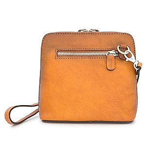 Pratesi Leather, Leather Bag for Women Cross-Body Bag Volterra Bruce in cow leather - Bruce Brown