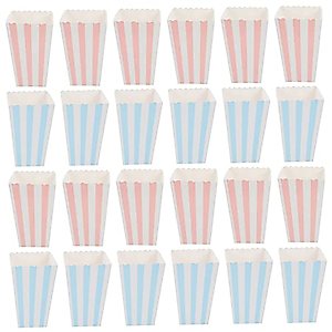 ULTECHNOVO 24pcs Popcorn Boxes Popcorn Box Sandwich Container Snacks Container Food Tray Birthday Party Paper Pallets Party Paper Box Movie Theater Popcorn Boxes Carnival Party Snack Buckets