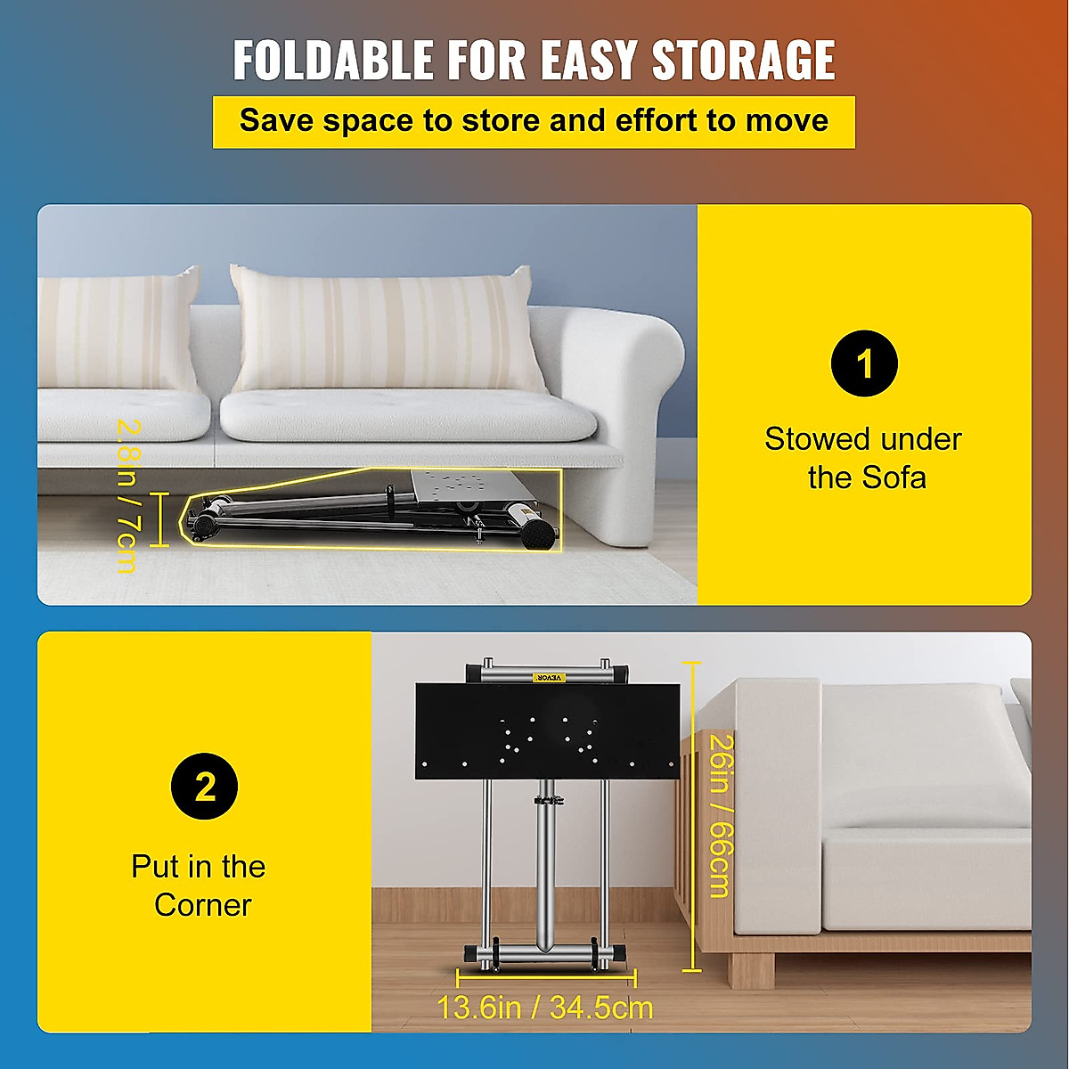 Happybuy G29 G920 Racing Steering Wheel Stand,fit for Logitech G27/G25/G29, Thrustmaster T80 T150 TX F430 Gaming Wheel Stand, Wheel Pedals NOT Included