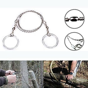 Kaeser Survival Emergency Tin Fatwood 22-1 Card Fishing Hiking Ferro Rod Knife Saw Compass Band Aids (Pocket)