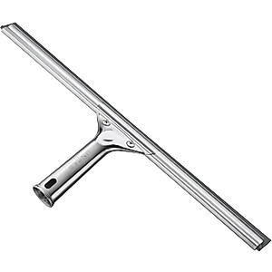 Unger Professional 16” Stainless Steel Window & Glass Cleaning Squeegee - Cleaning Supplies, Heavy Duty Squeegee for Window Cleaning, Streak Free Results