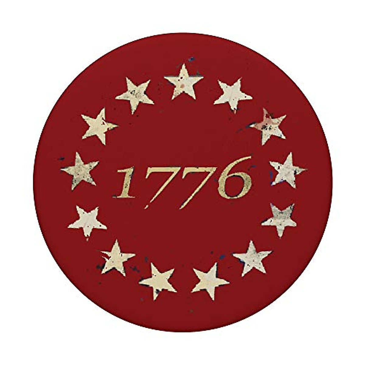 13 Star Flag Betsy Ross Distressed American Flag 1776 PopSockets Swappable PopGrip