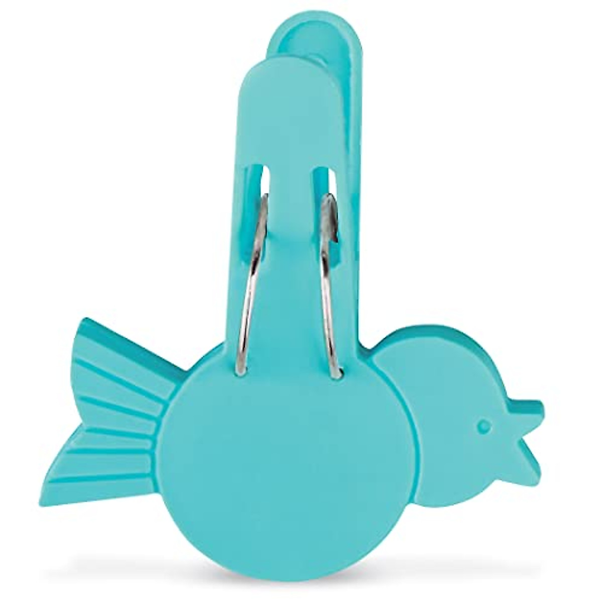 Collections Etc Multipurpose Colorful Sealing Bird Clips - Set of 24