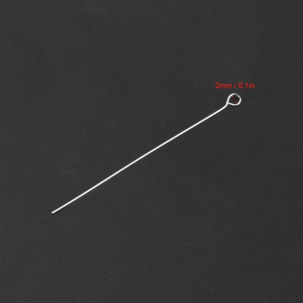 50PCS Reusable Inoculating Loop Holders Nichrome Needle Tips Inoculation for Laboratory Classroom, or Science Fair Project (2mm)