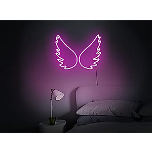 Neon Light Sign LED Night Lights USB Operated Decorative Marquee Sign Bar Pub Store Club Garage Home Party Decor (pink)