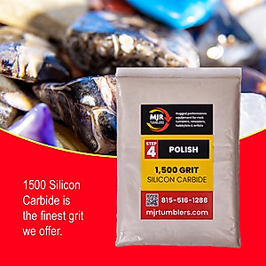 MJR Tumblers 5 LB Super Polish 1500 Silicon Carbide Rock Refill Grit Abrasive Media Final Step USA